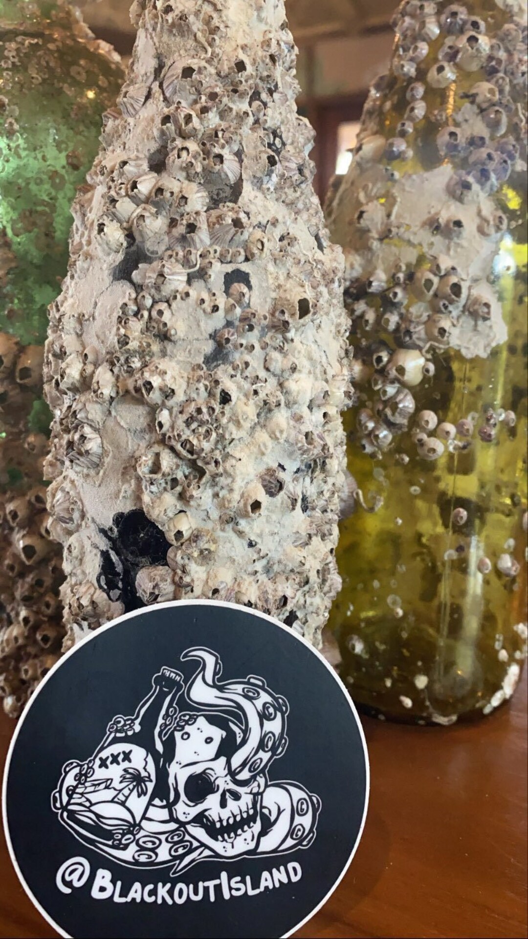 Rum Bottle With Skull and Octopus Tentacles Waterproof Sticker ...