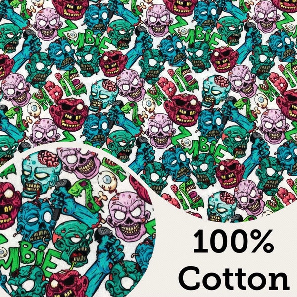Zombie Quilting Fabric - Etsy