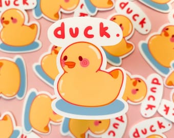Shuba Duck / Dancing Duck Meme Decal Waterproof Vinyl Sticker - Etsy