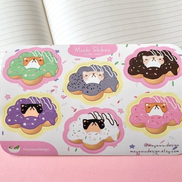 Mochi Sticker - Etsy