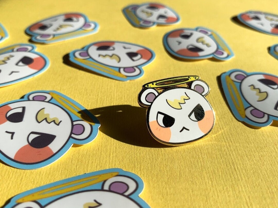 Angel Marshal | Animal Crossing | Enamel Pin - Etsy