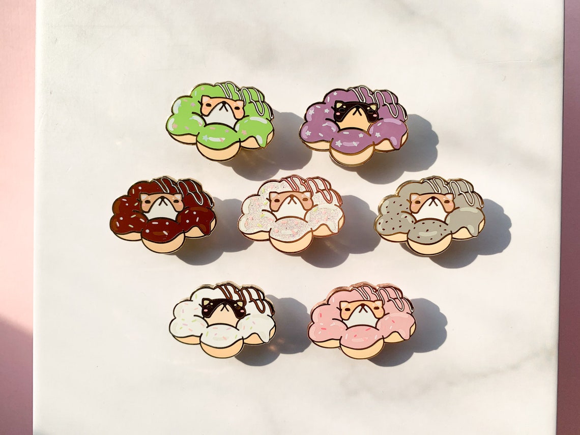 Full Collection of Mochi Donut Pins Mochi Shibe Donuts - Etsy