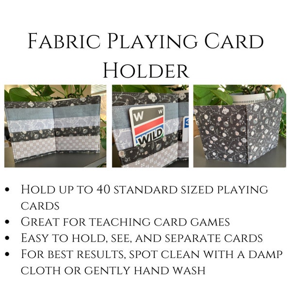 Playing Card Holder - Etsy