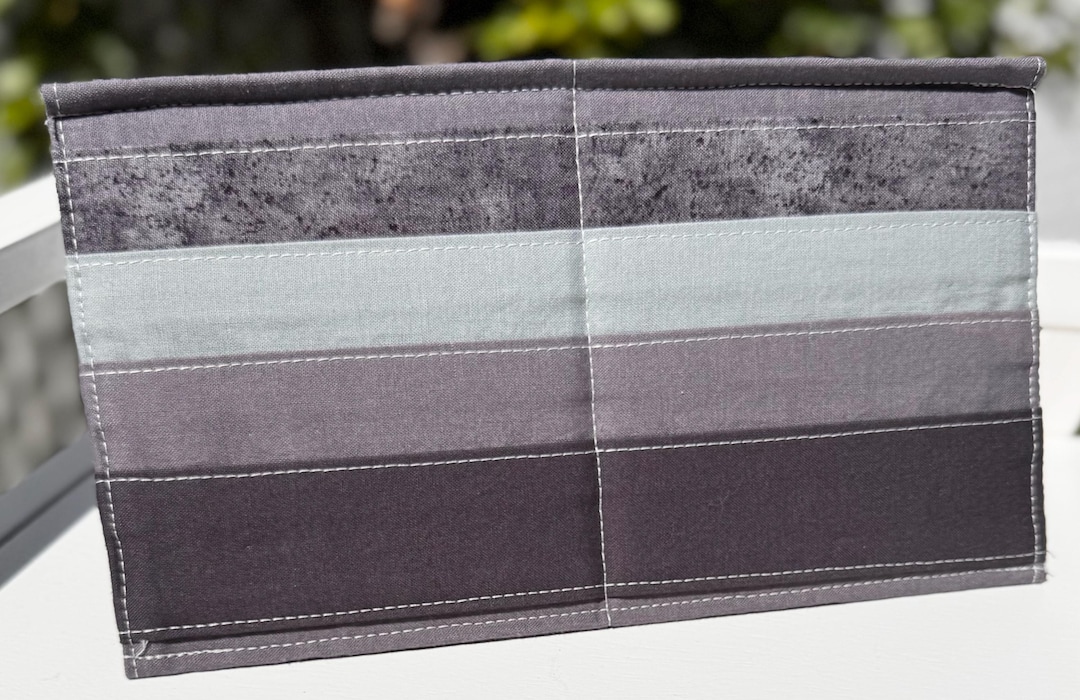 Standing Card Holder, Gray Smudge, Bingo Tabs, 4 Pocket Rows, Card ...