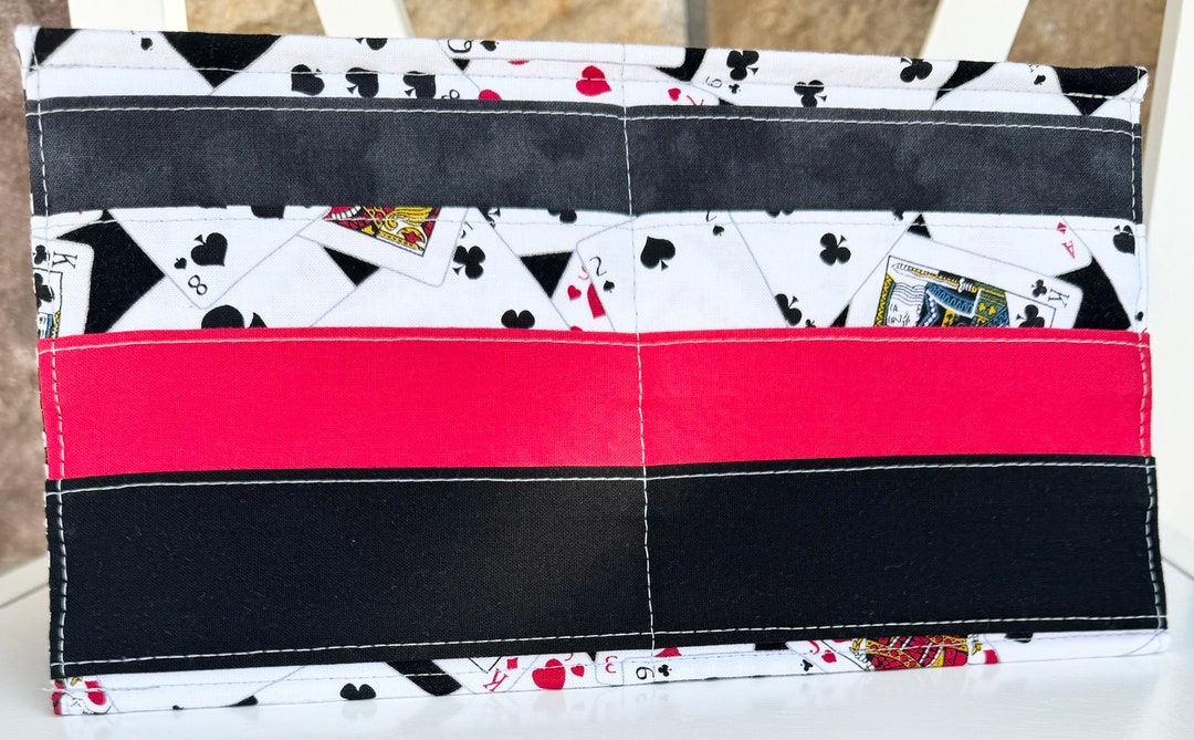 Standing Card Holder, Playing Cards, Bingo, 4 Pocket Rows, Card Caddy ...