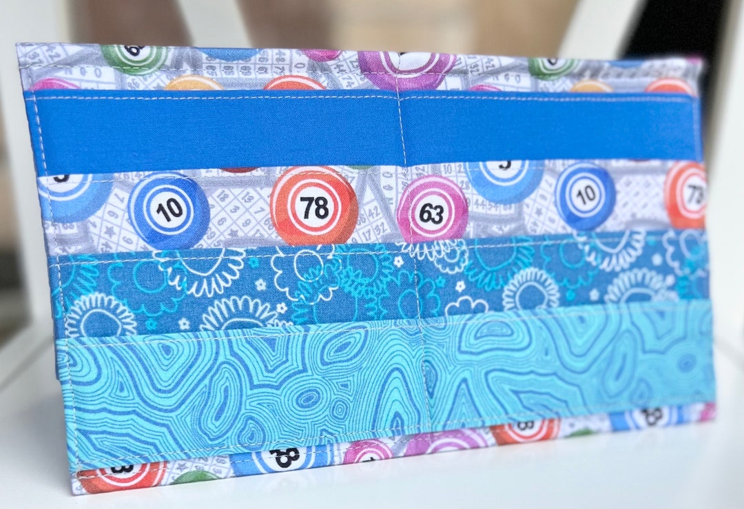 Standing Card Holder, Daisy Bloom Bingo, Bingo, 4 Row Pocket, Card ...