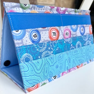 Standing Card Holder, Daisy Bloom Bingo, Bingo, 4 Row Pocket, Card ...