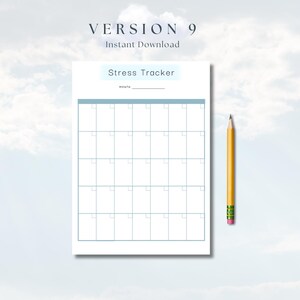 Mood Tracker Printable I Simple Mood Chart Daily Mood Journal, Emotion ...