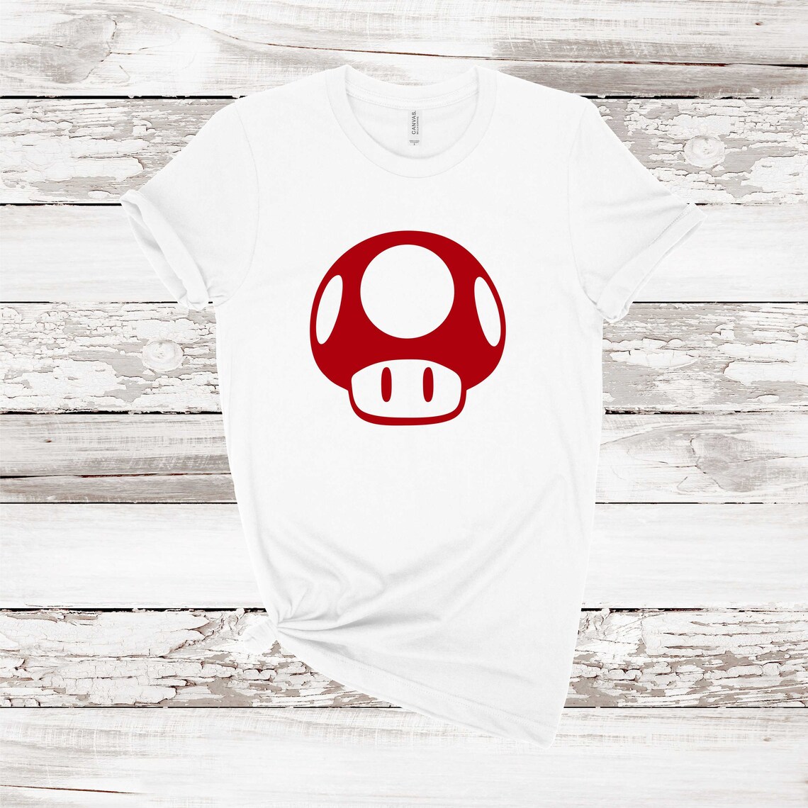 Super Mario Toad Symbol Shirt: Gamer Gift - Etsy