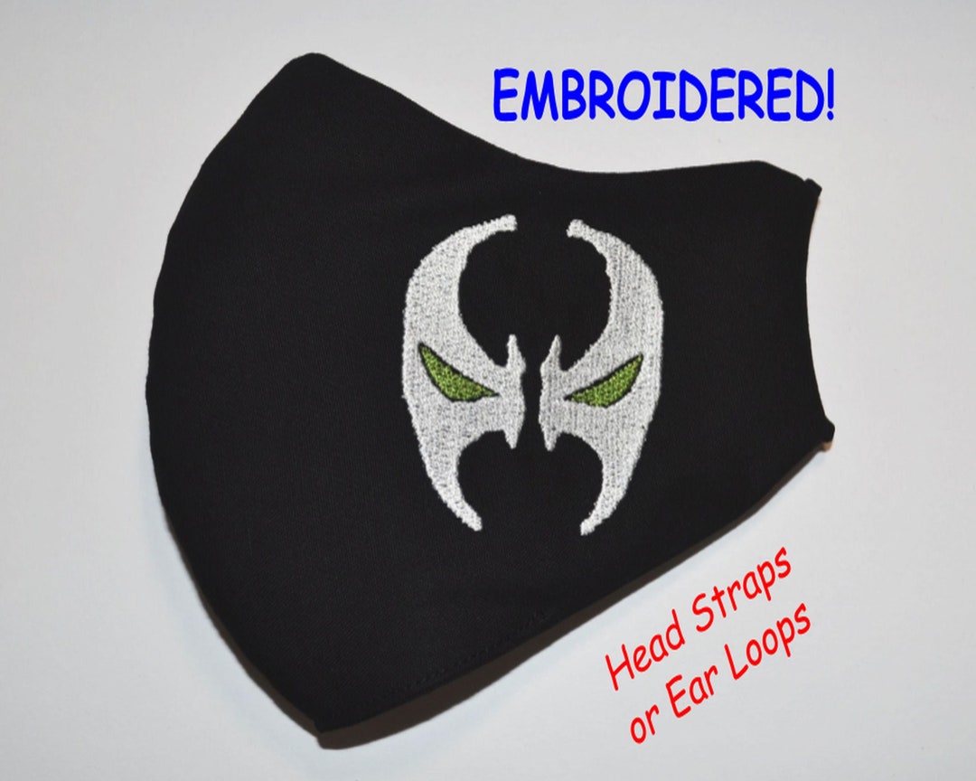 Spawn Face Mask - ADULT - Embroidered Design - Etsy