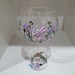 Hand Painted Dragonfly Gin Glass - Etsy