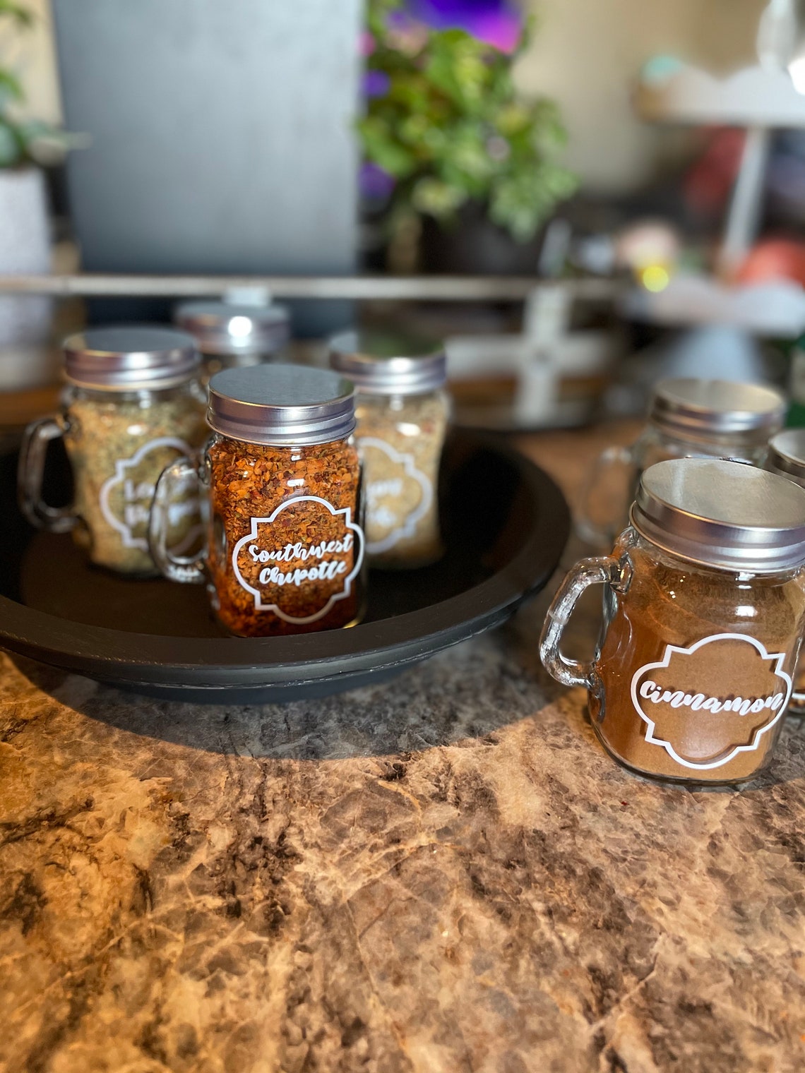 Spice Jars With Custom Labels - Etsy