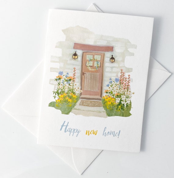 10 PACK Happy New Home Card | Etsy