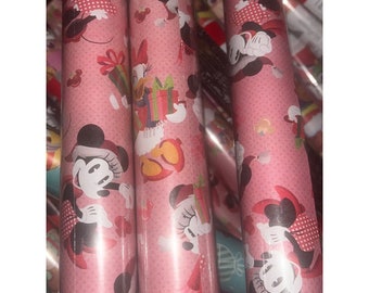 Minnie Wrapping Paper - Etsy