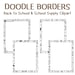 Back to School Borders | Cute Frames | Doodle Frames | Doodle Borders ...