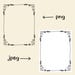 Floral Borders | Spring Easter Frames | Cute Frames | Hand-drawn Frames ...