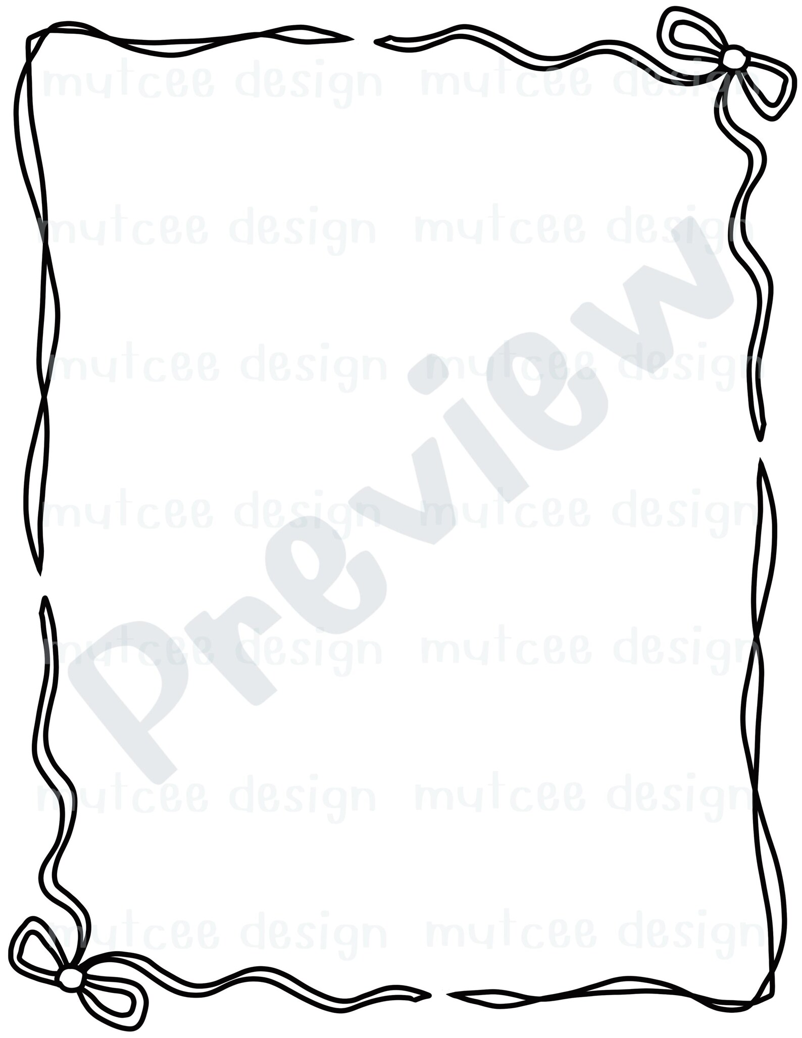 Coquette Frames | Frames | Cute Frames | Hand-drawn Frame | Borders PNG ...