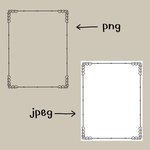 Valentines Day Borders Frames Clipart Set 2, Hand Drawn Frame Clipart ...