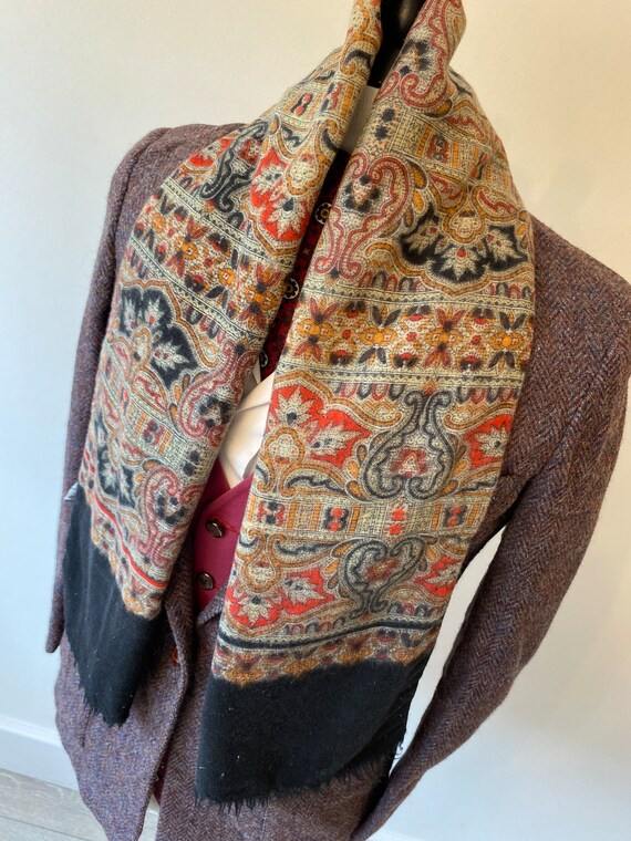 FABULOUS mens indie/mod 1970's Black Multi Colour Ret… - Gem