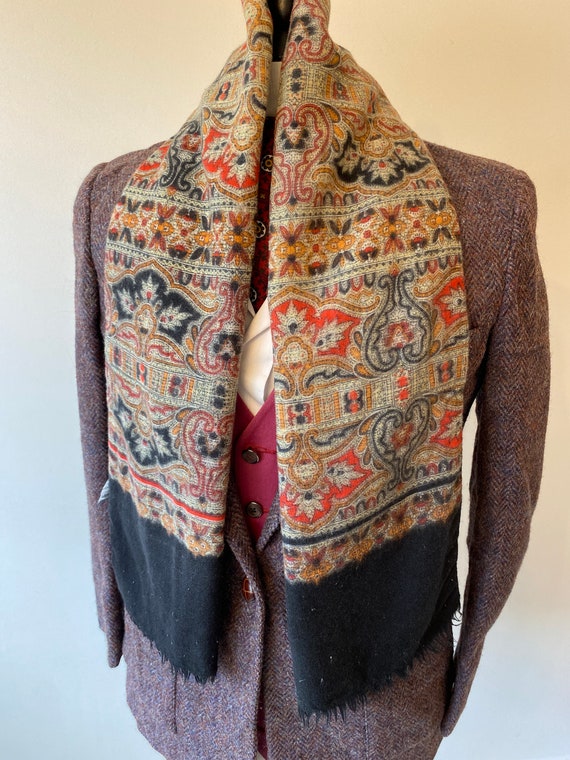 FABULOUS mens indie/mod 1970's Black Multi Colour Ret… - Gem