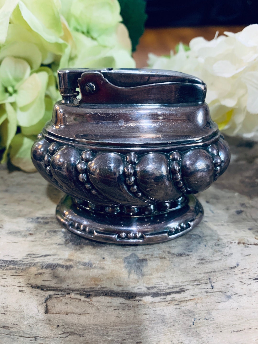 Vintage Ronson “crown” Silver Plated Table Lighter - Etsy