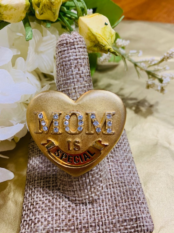 Vintage mom pin brooch - Gem