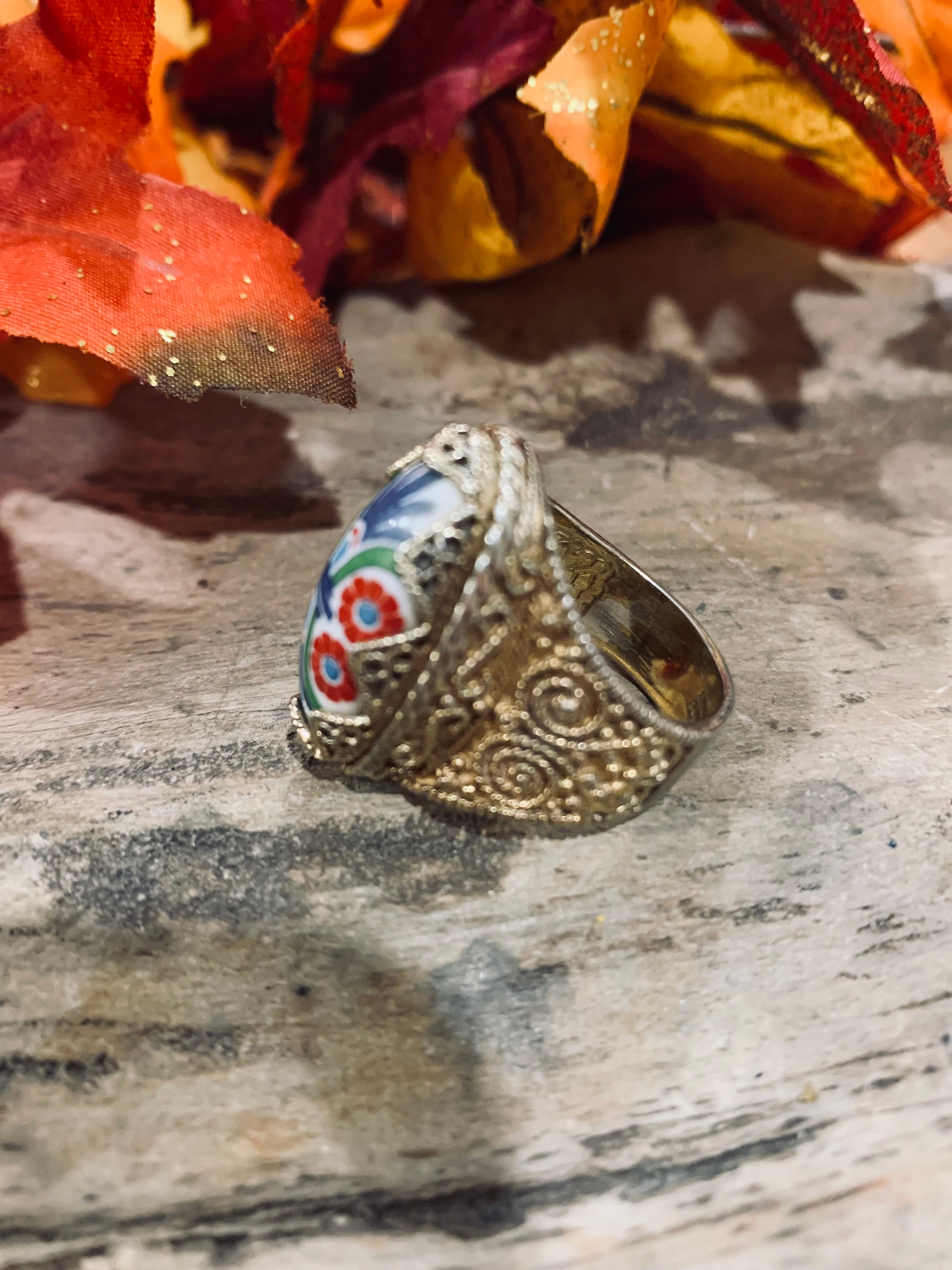 Vintage Handcrafted Artisan Turkey Gold Over Silver Filigree - Etsy