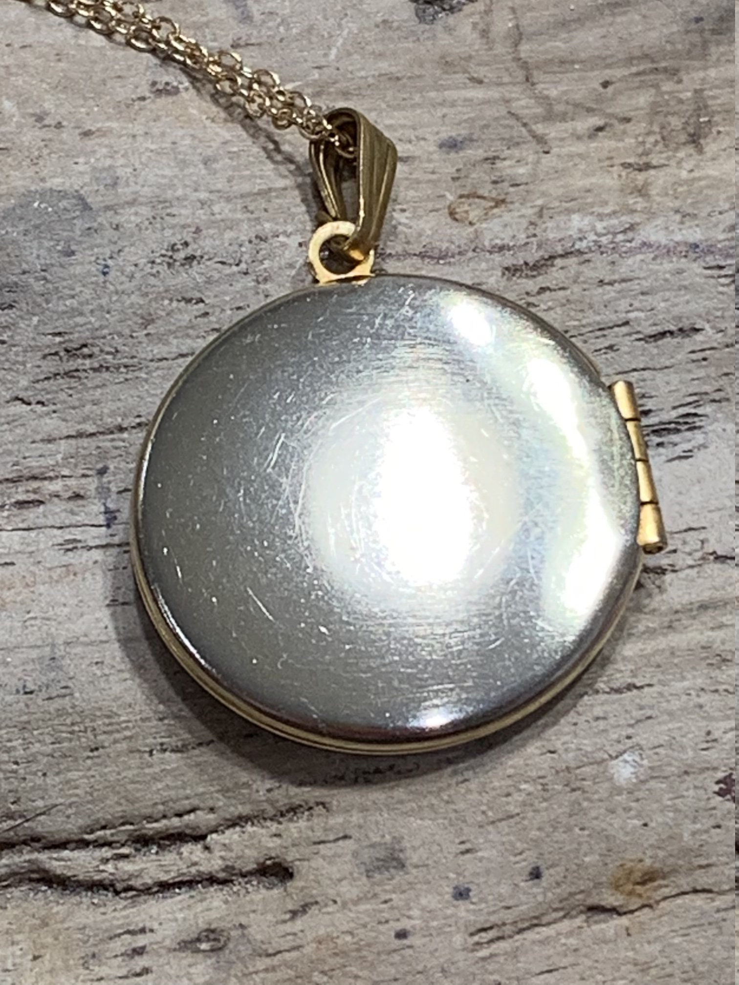 Vintage Zodiac Astrological Pisces Sign Gold Tone Two Pic Locket and ...