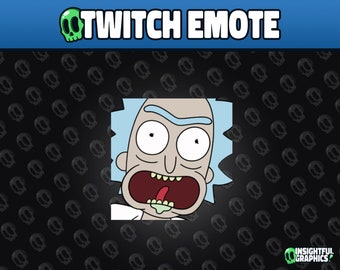 Rick and Morty Twitch Emote - Etsy