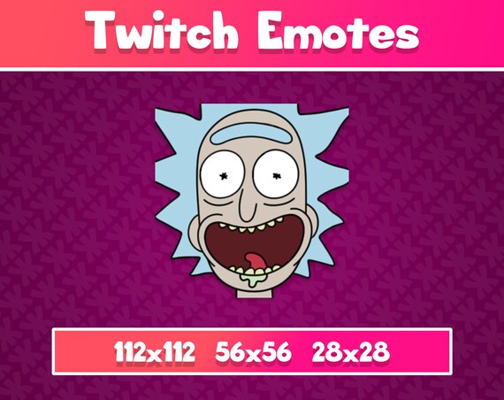 Rick Happy emote Twitch | Etsy