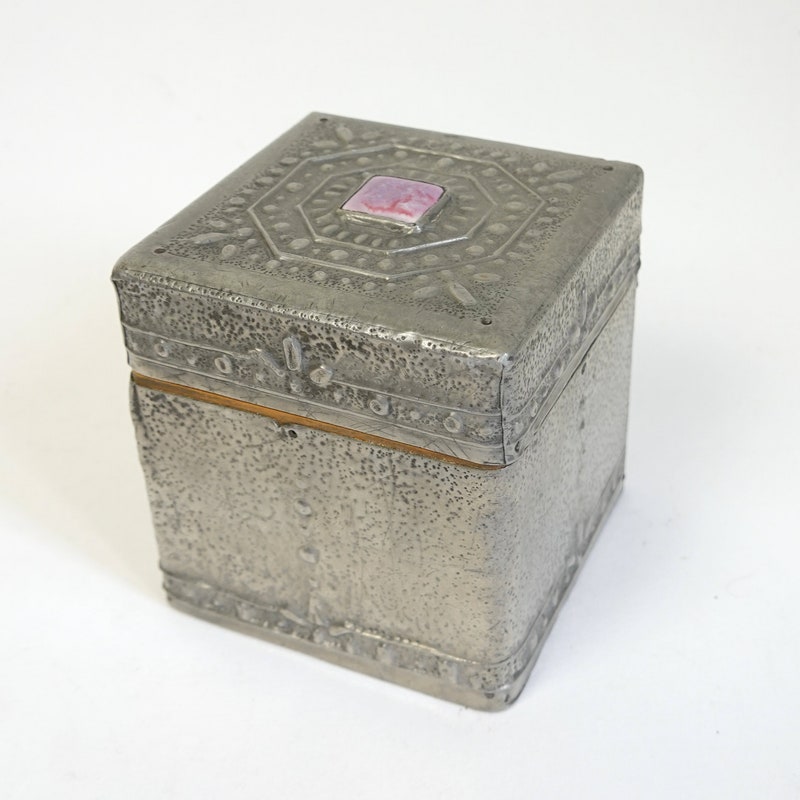 Pewter Jewelry Box - Etsy