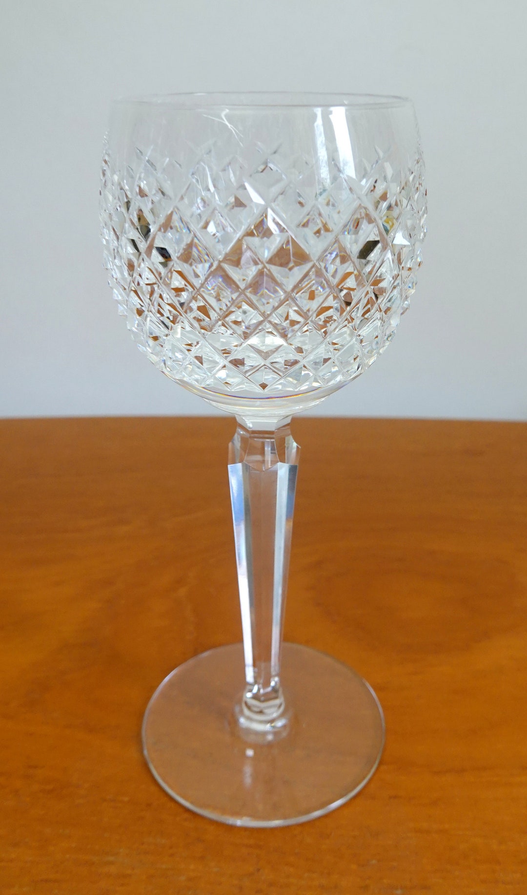 Waterford Irish Crystal Alana Pattern Hock Wine Glass - Etsy
