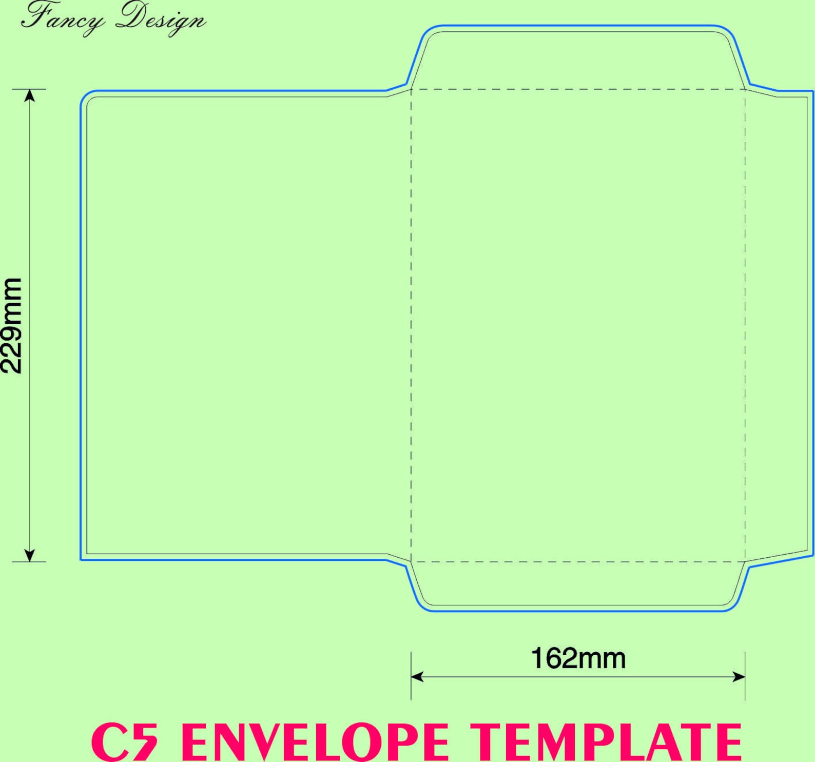 C5 Size 229x162 Mm Envelope Template Die Cut Mock Up Etsy c5-size-229x162-mm-envelope-template-die-cut-mock-up-etsy