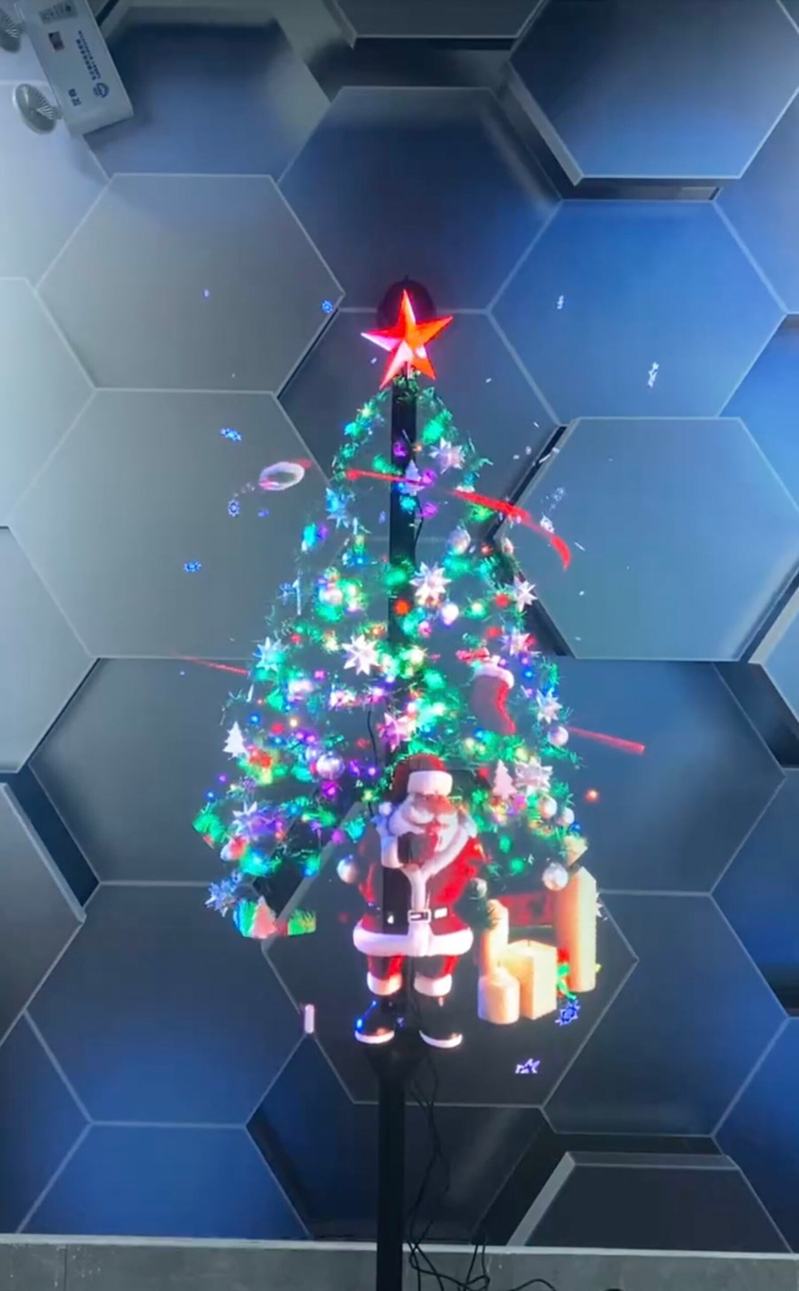 Three-piece 3D Holographic Fan Display - Etsy