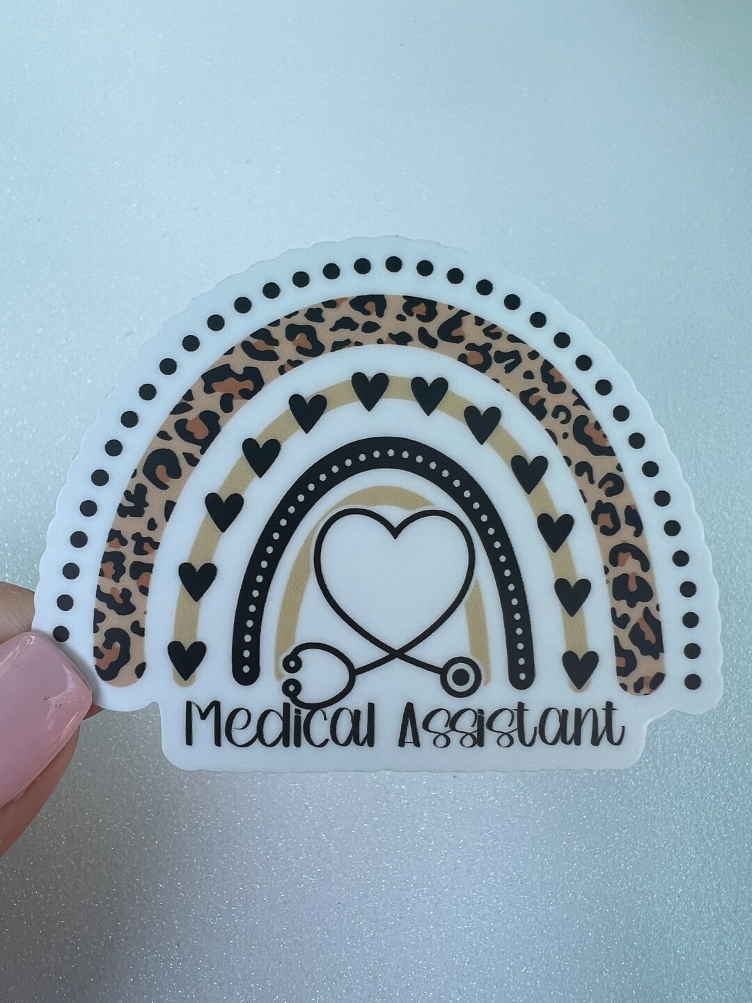 Cheetah Stethoscope Waterproof Sticker, Medical Assistant Art - Etsy