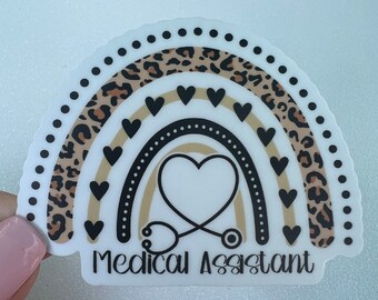 Medical Assistant Sticker, Graduation Kiss Cut Sticker, Gifts, Laptop ...