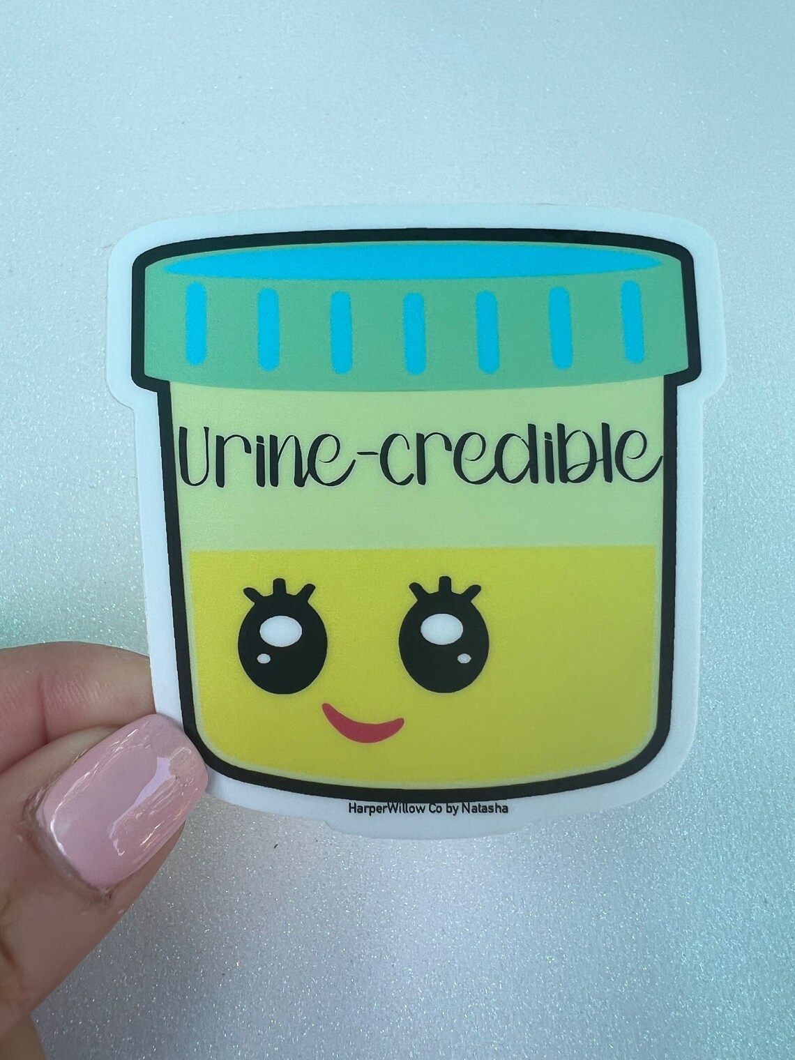 Urine Credible Sticker, Medical Sticker, Urology Sticker, Waterproof ...
