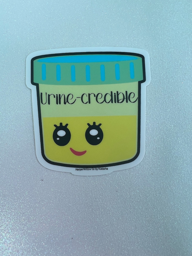 Urine Credible Sticker, Medical Sticker, Urology Sticker, Waterproof ...