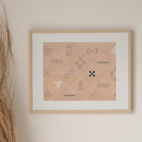 Tribal Poster - Etsy
