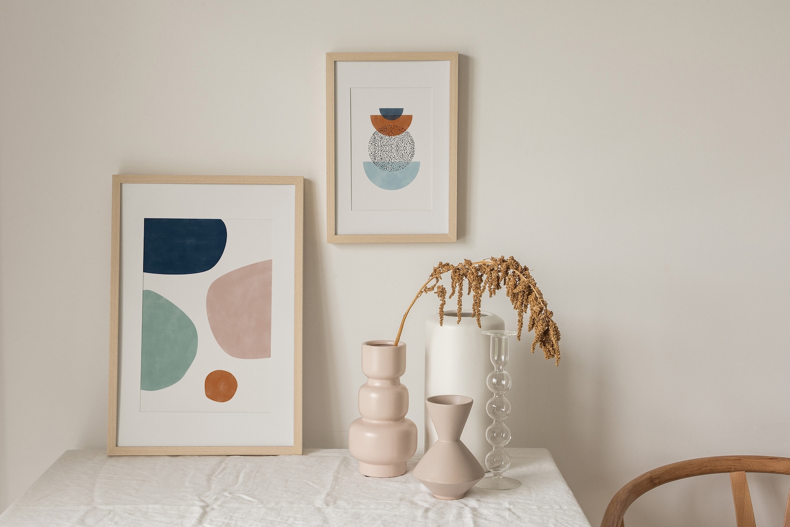 Downloadable Set of 6 Boho Wall Printsprintable Abstract - Etsy