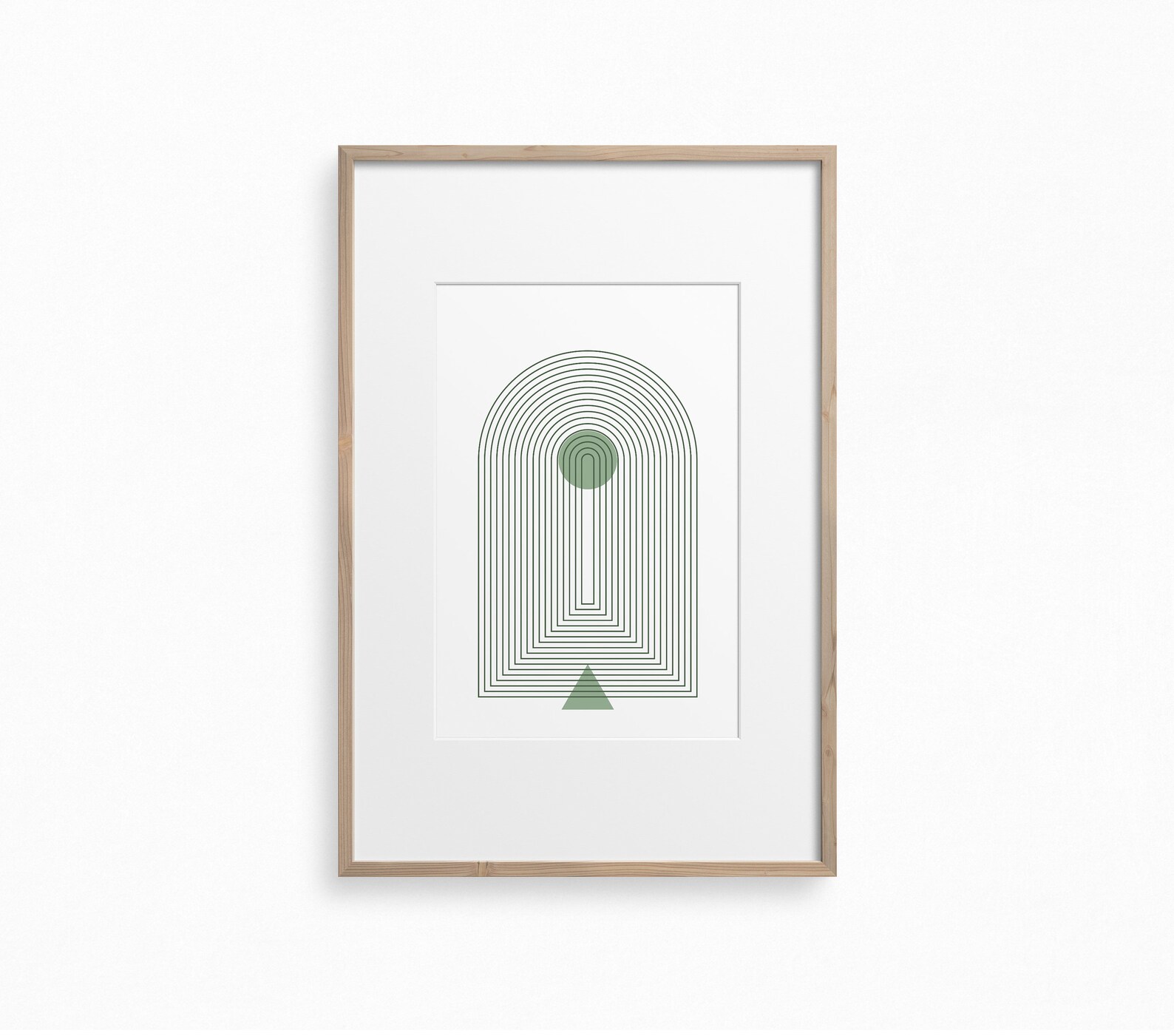Mid Century Modern Line Art,minimalist Downloadable Art,geometric ...