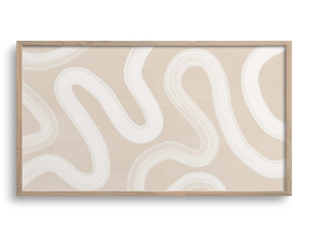 Samsung Frame TV Artone Line Drawingneutral Boho Art for - Etsy