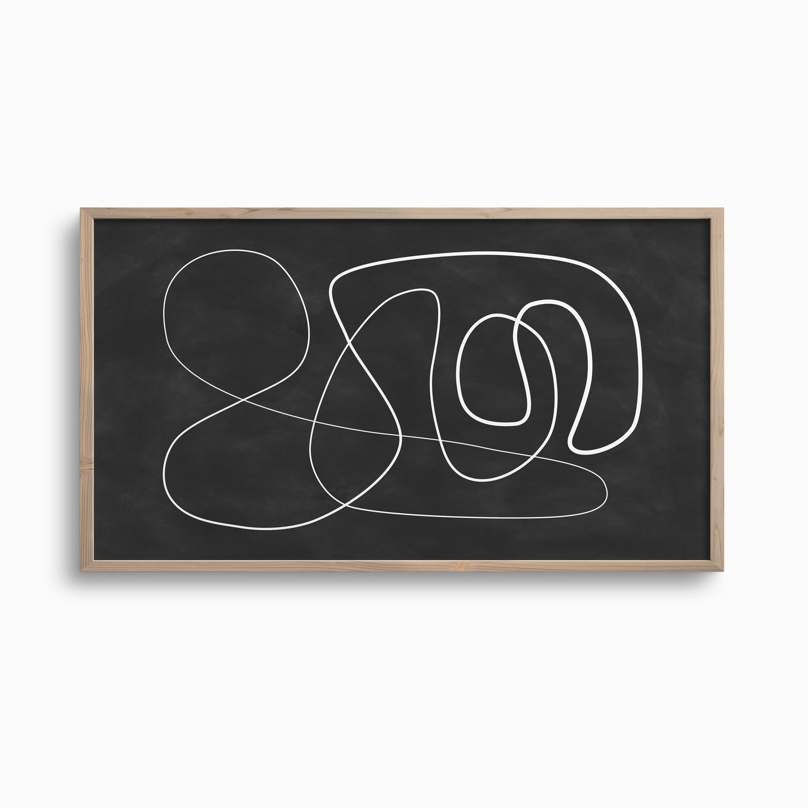 Samsung Frame TV Art,black and White Geometric Art,minimalist Art for ...