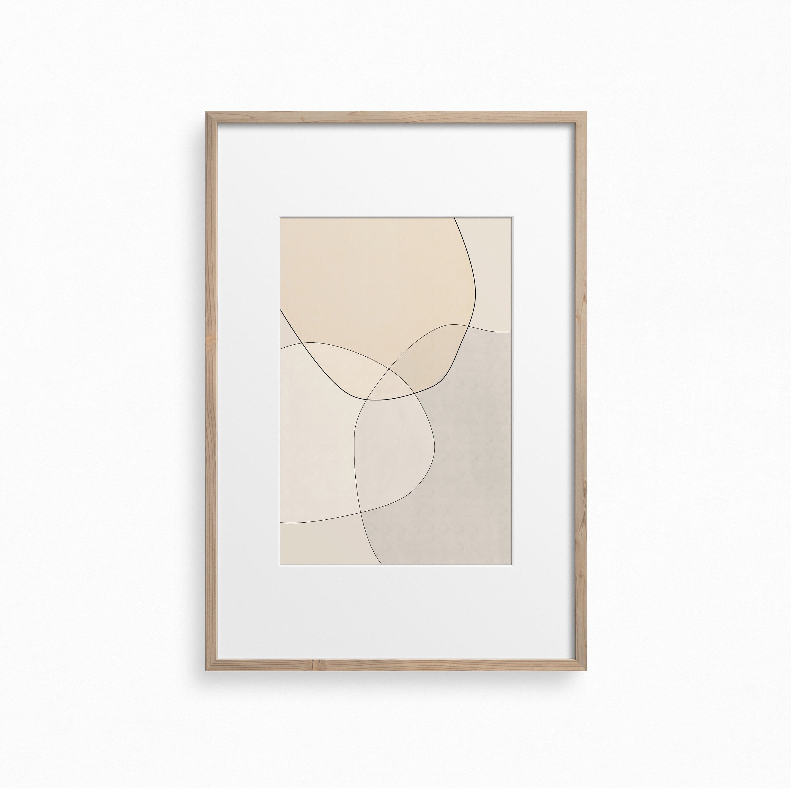 Abstract Shapes Printneutral Printable Artextra Large Wall - Etsy Australia