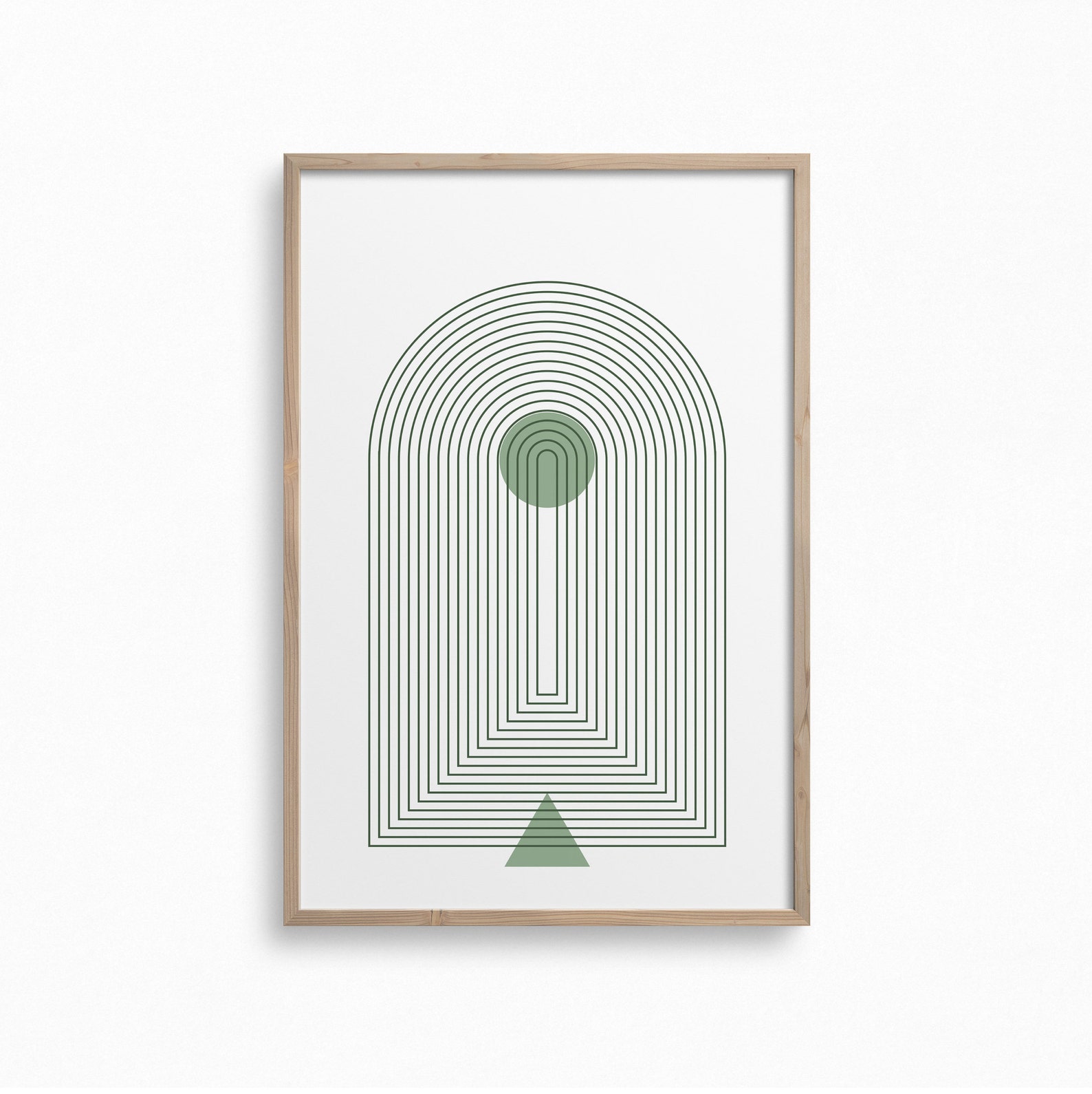 Mid Century Modern Line Art,minimalist Downloadable Art,geometric ...