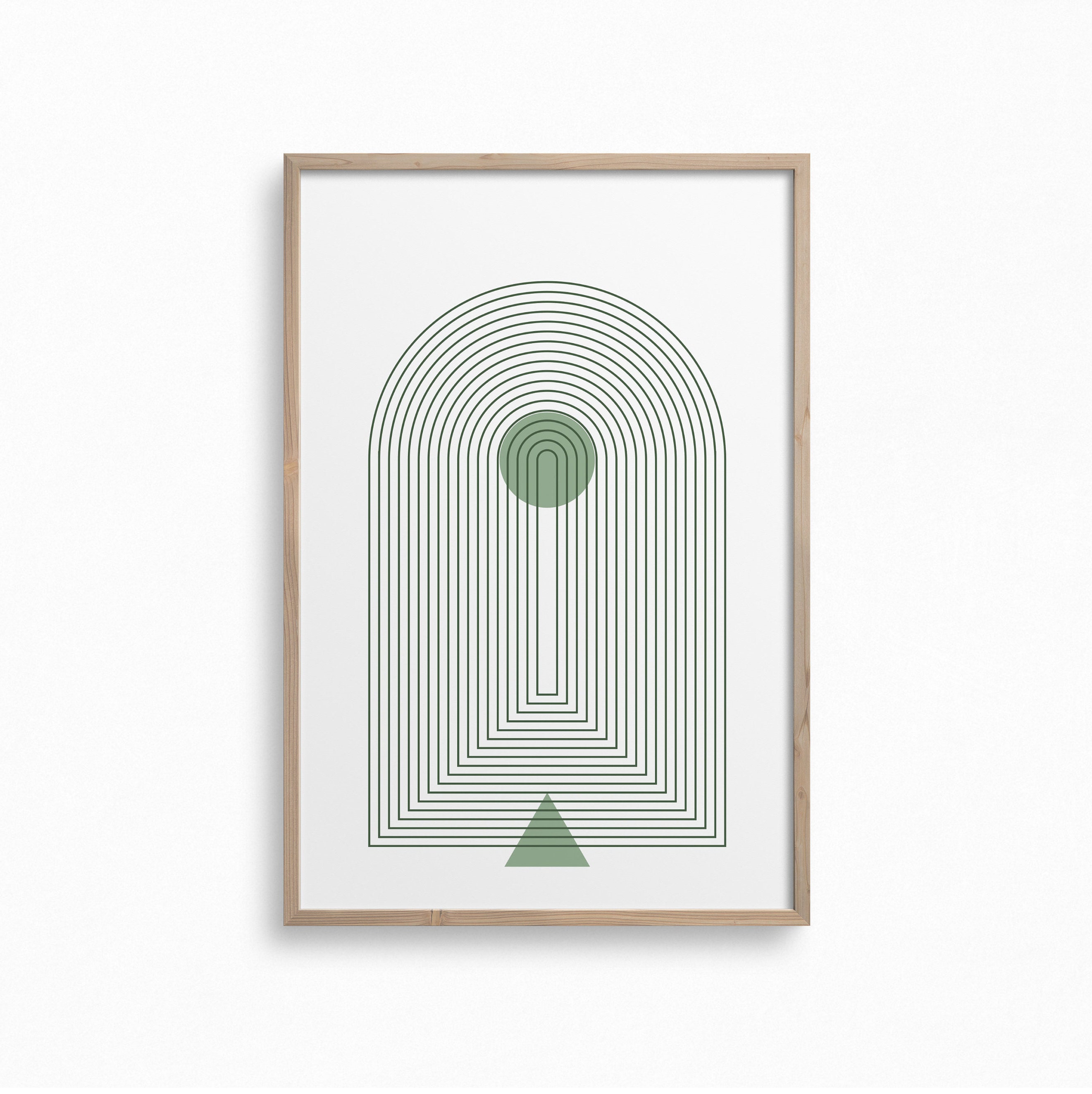 Mid Century Modern Line Art,minimalist Downloadable Art,geometric ...