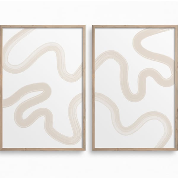 Abstract Line Art - Etsy