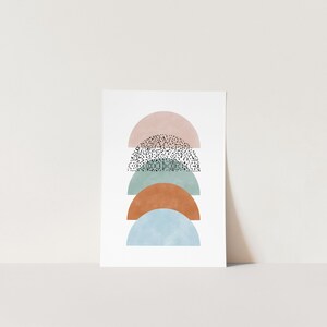 Semi Circle Printable Art,downloadable Geometric Art Print,abstract ...