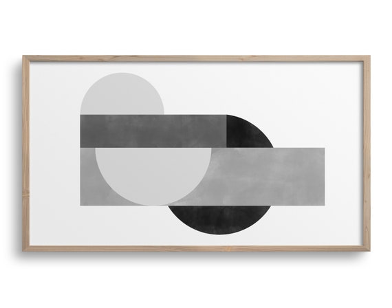 Frame TV Artneutral Geometric Art for Samsung Tvabstract - Etsy