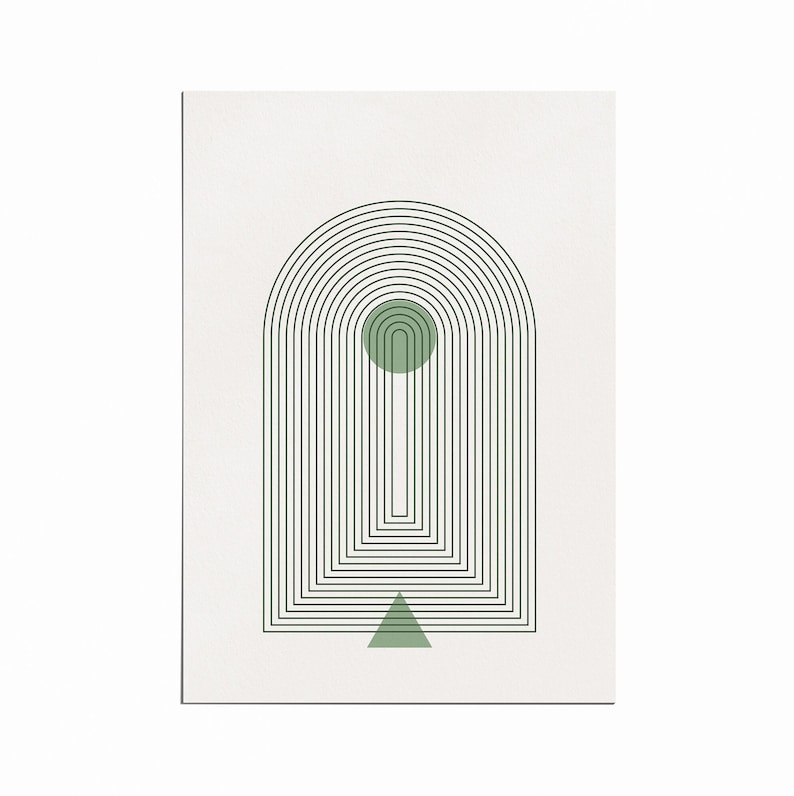 Mid Century Modern Line Artminimalist Downloadable - Etsy